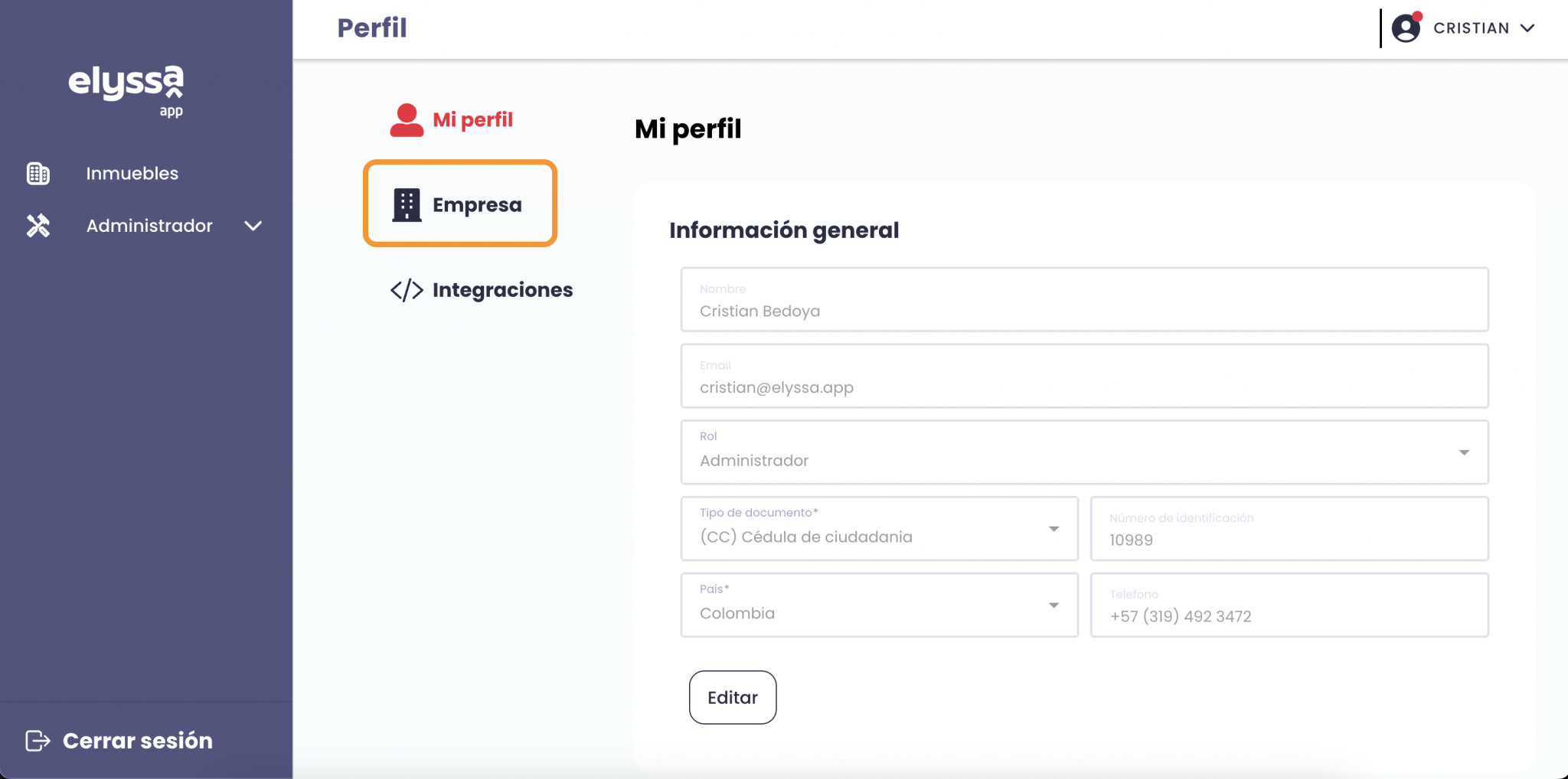 Actualización de logo - Elyssa